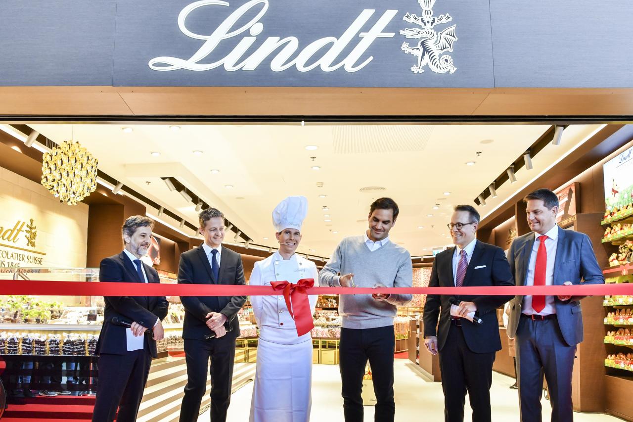 roger federer lindt